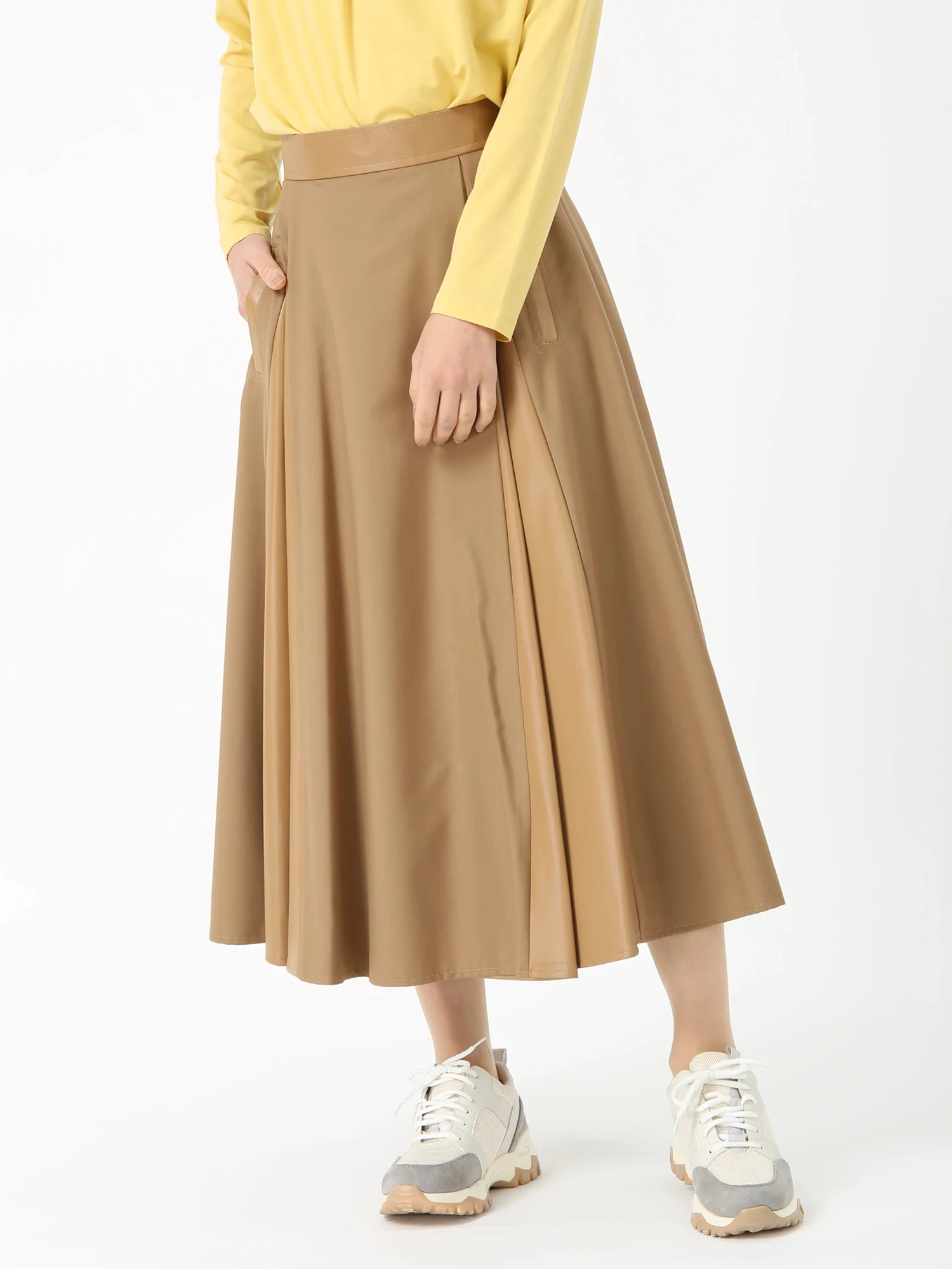 ミキシング ファイバー スカート ｜ PINORE（ピノーレ）｜.K online（ドットケイオンライン）